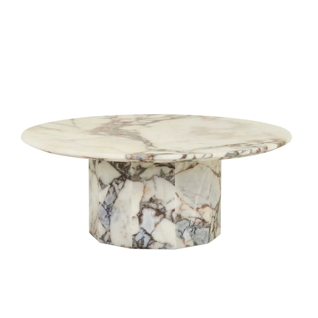 Atlas Decagon Coffee Table | Matt Ocean Marble | Custom Order– Relax ...