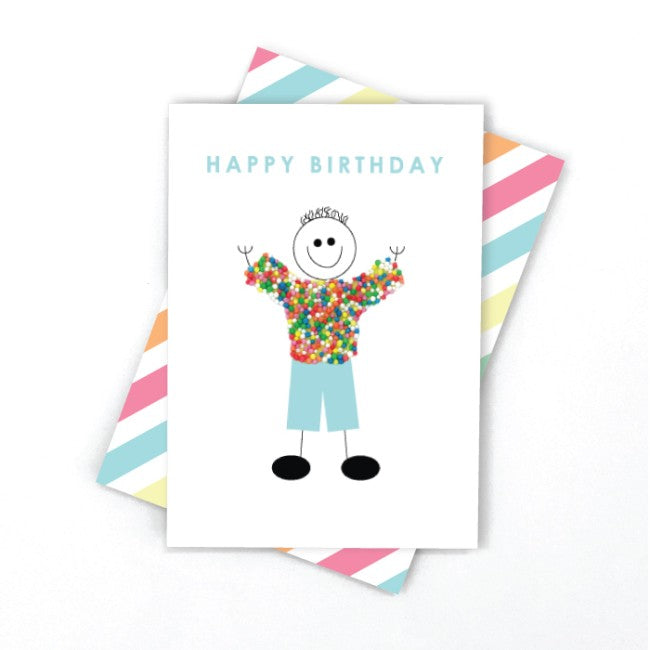 Greeting Card | Freckle Boy Birthday– Relax & Entertain